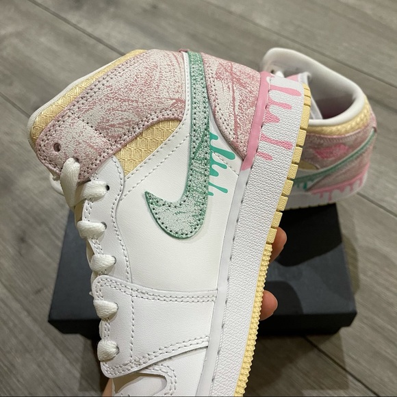 Jordan | Shoes | Air Jordan Mid Paint Drip Ice Cream | Poshmark
